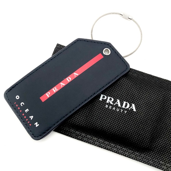 Prada | Bags | Prada Luggage Tag New | Poshmark